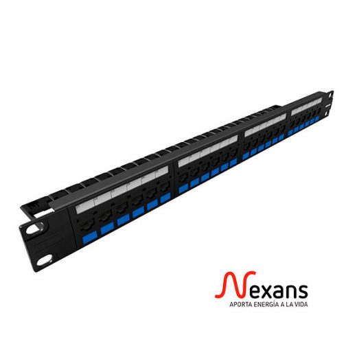Patch Panel 24 Port Nexans Cat.6 Standard (92170) – SyS Computación